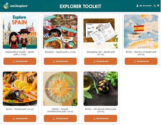 Cook Authentic Spanish Meals with eat2explore's Explore Spain Kit