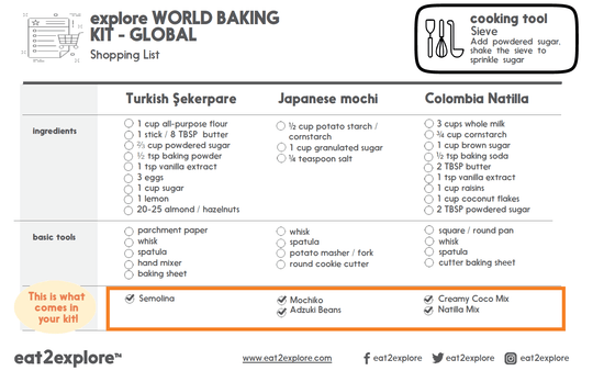 World Baking Delights | Eat2Explore Baking Kit – eat2explore